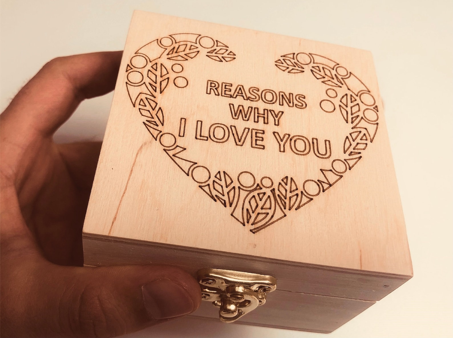 Reasons Why I Love You Box Romantic 1 Year Anniversary Gift | Etsy