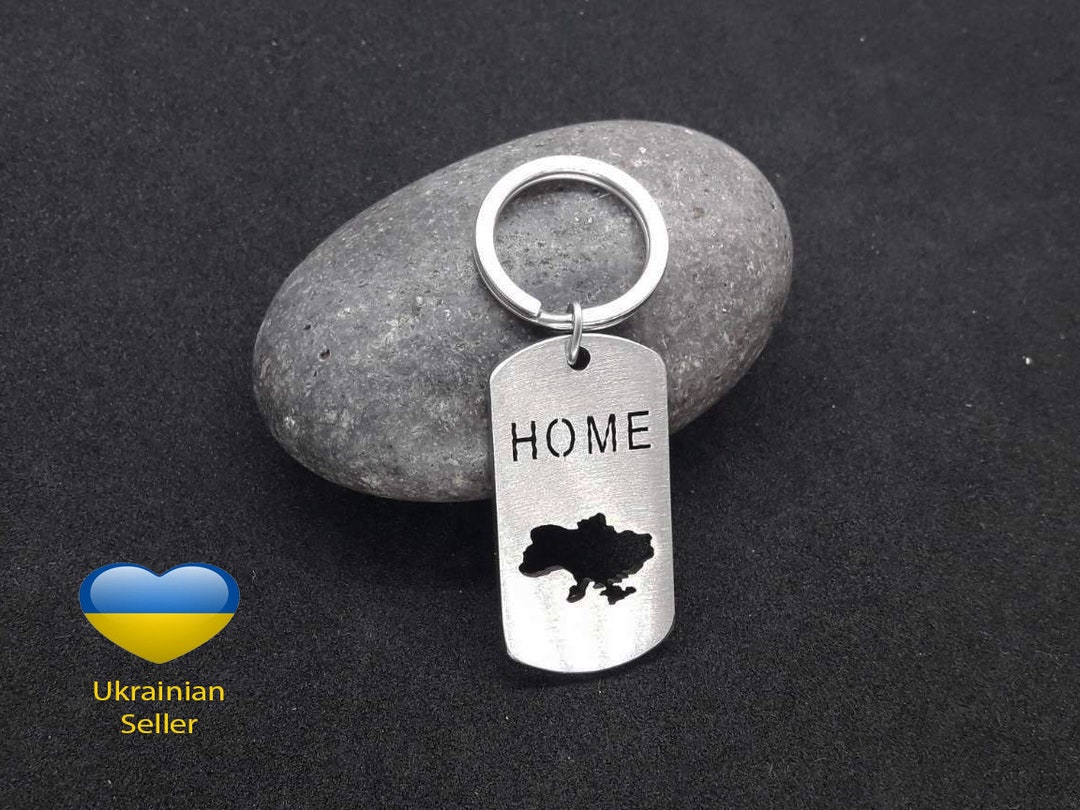Our Home is Ukraine Keychain, Stand With Ukraine, Ukraine Symbols ...