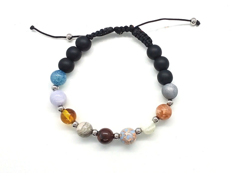 Solar System Bracelet, Universe Bracelet, Space Bracelet, Planetary ...