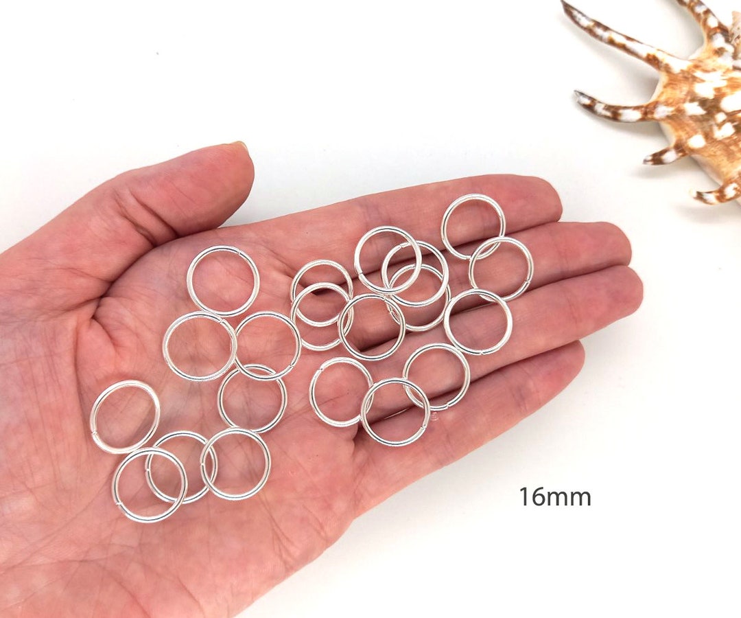 HAIR RINGS 20pcs, 12mm, 10mm, 8mm, 6mm Rings, Braiding Loop, Hair ...