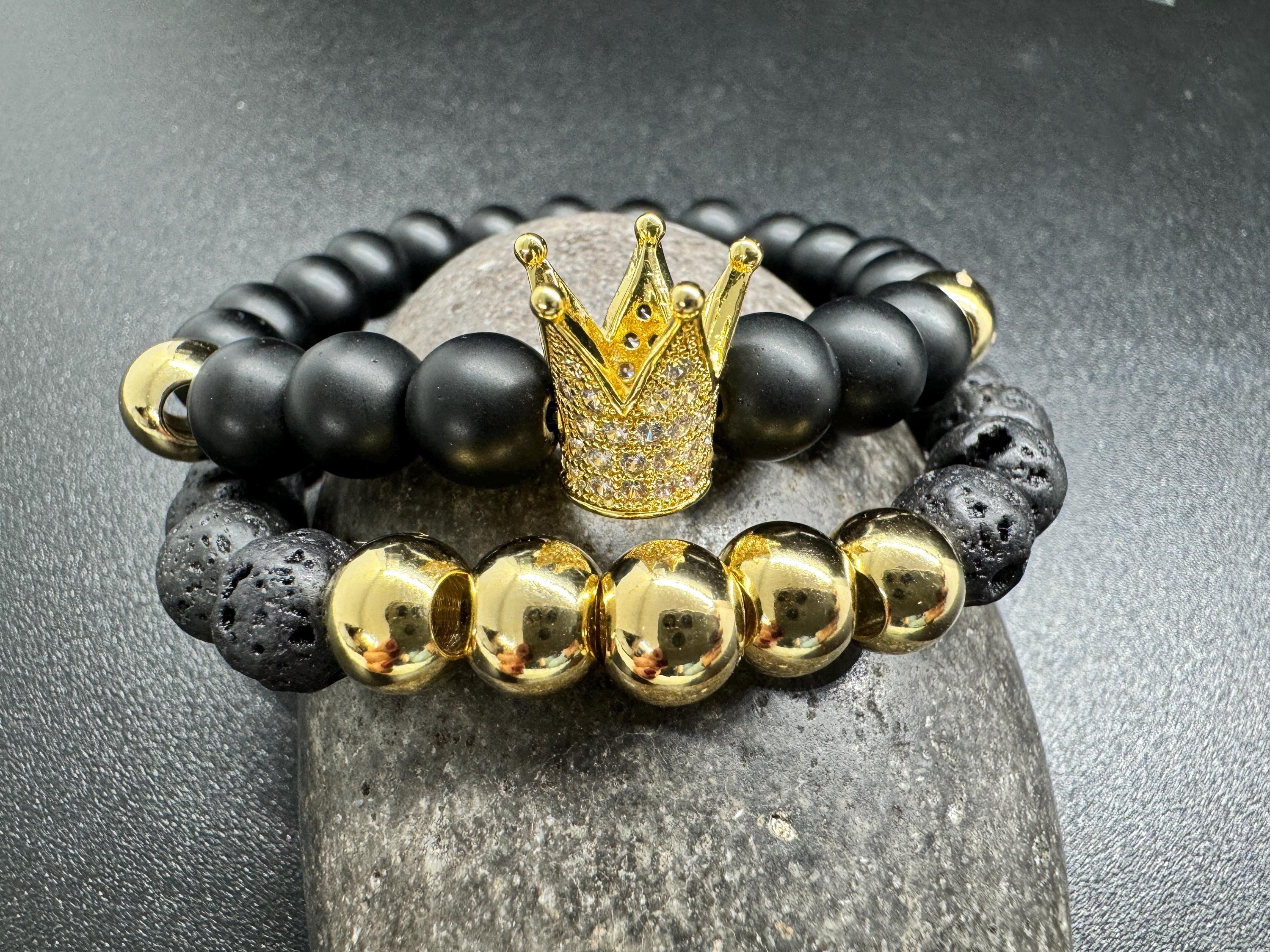 Crown bead bracelet store