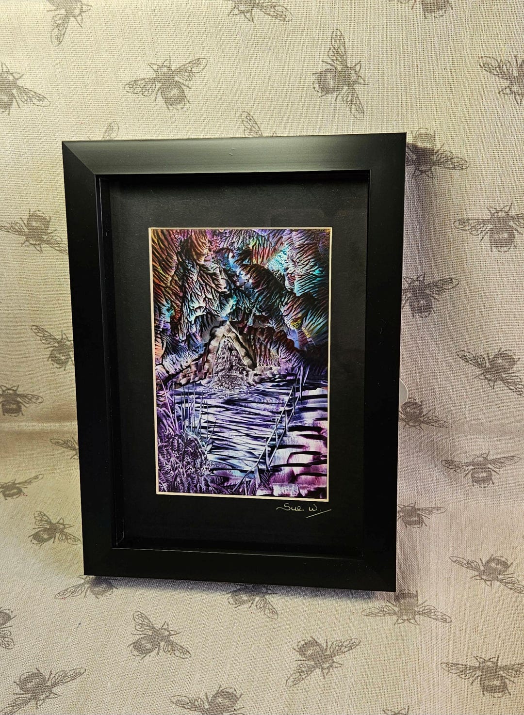 Original Encaustic Beeswax Painting, Painted With an Iron and Stylus ...