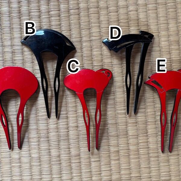 Traditional Japanese Hair Pins - Etsy