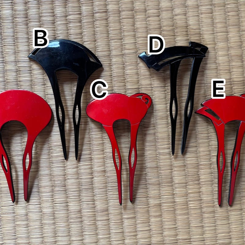 Traditional Japanese Hair Pins - Etsy