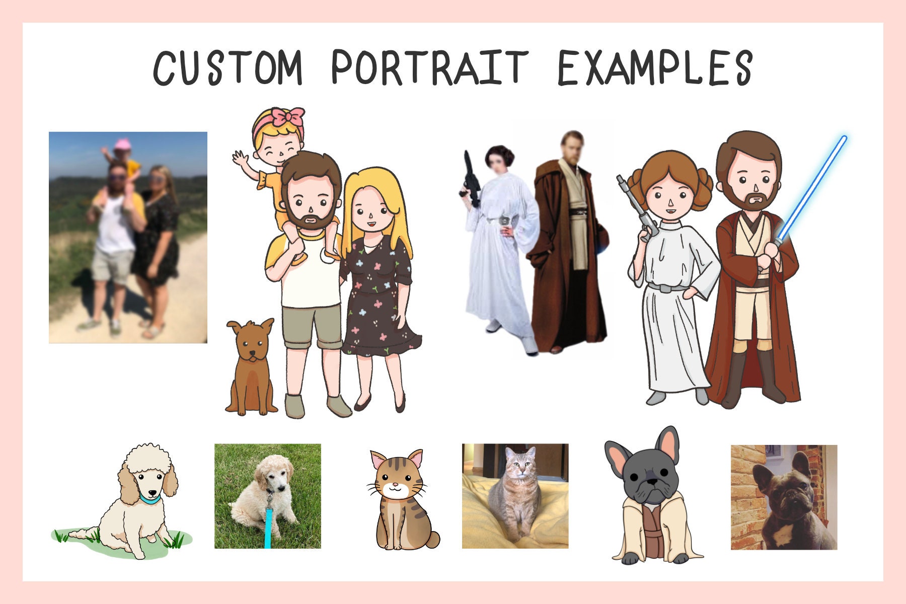 Personalised Character / Superhero Custom Portrait / Wedding | Etsy