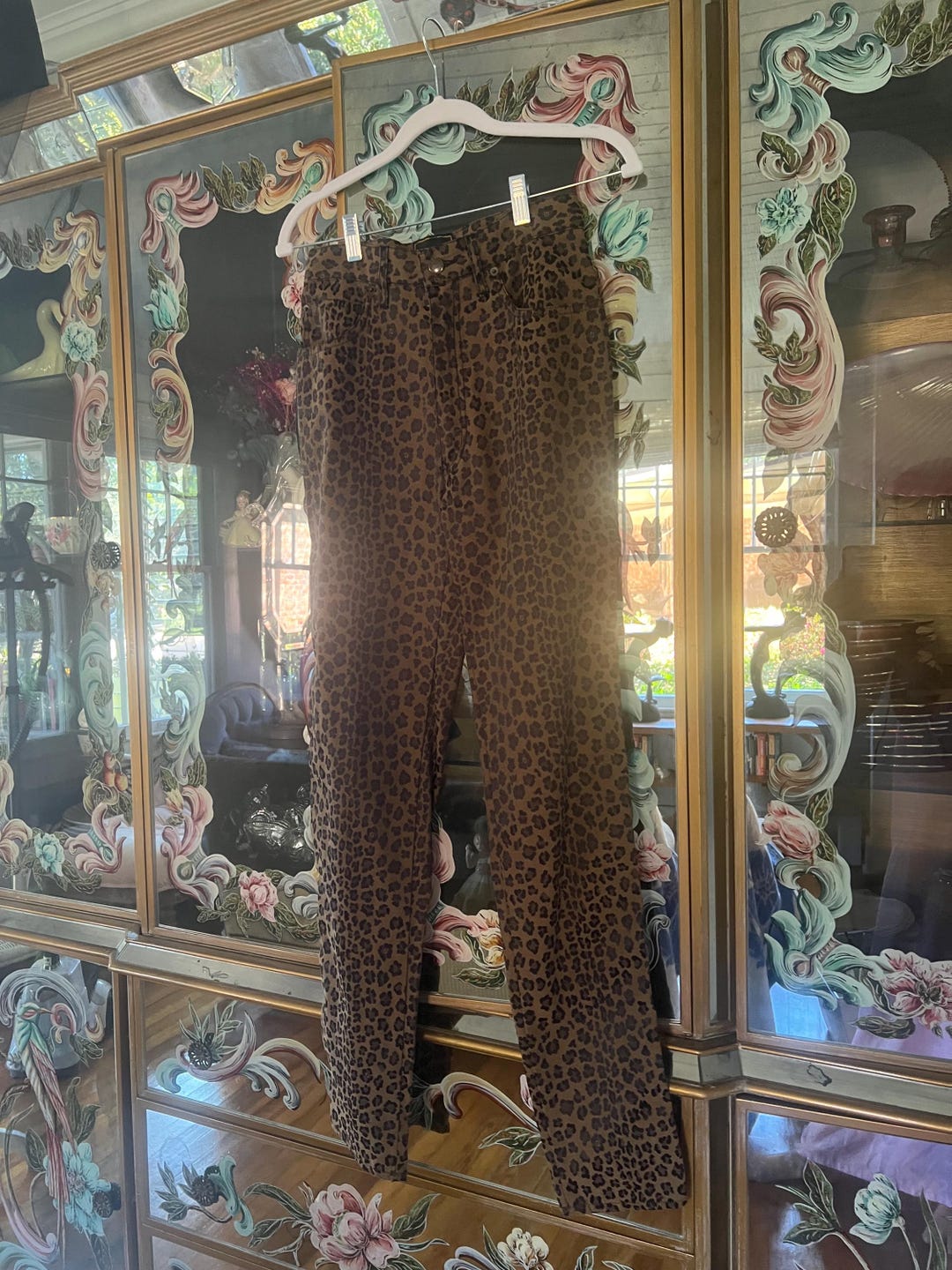 90s Fendi Leopard Pants Bella Hadid - Etsy