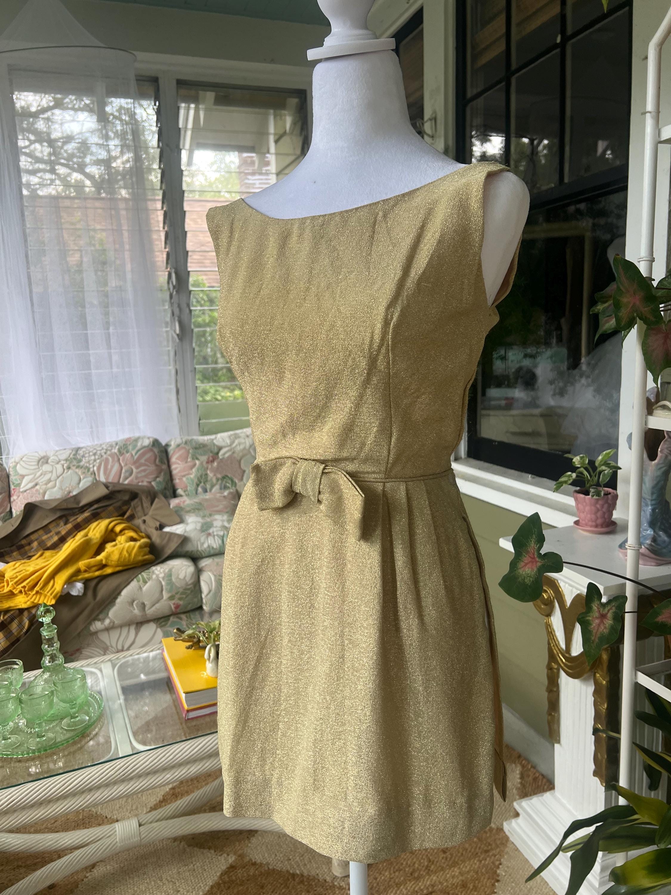 1960s Micro Mini Dress/ Tunic Gold - Etsy