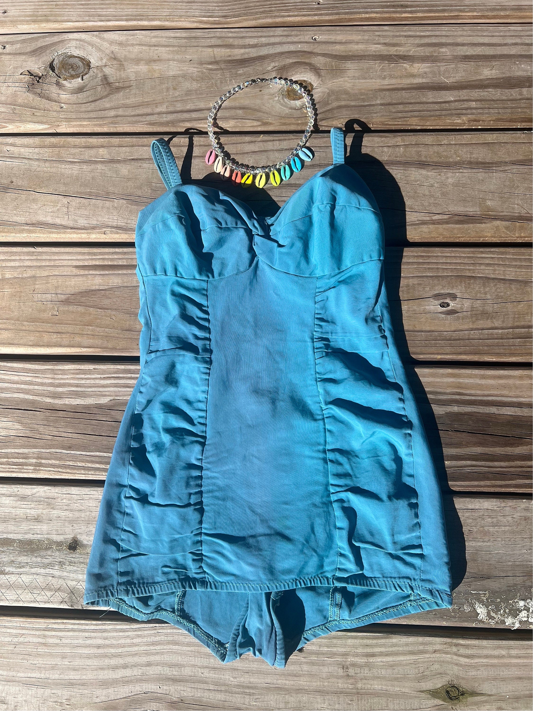 1950s Sea Nymph Swimsuit Playsuit - Etsy