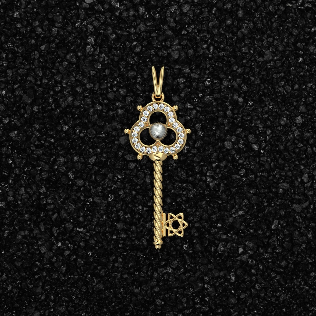 Meteorite Pendentmeteorite Key Pendantreal Meteorite - Etsy