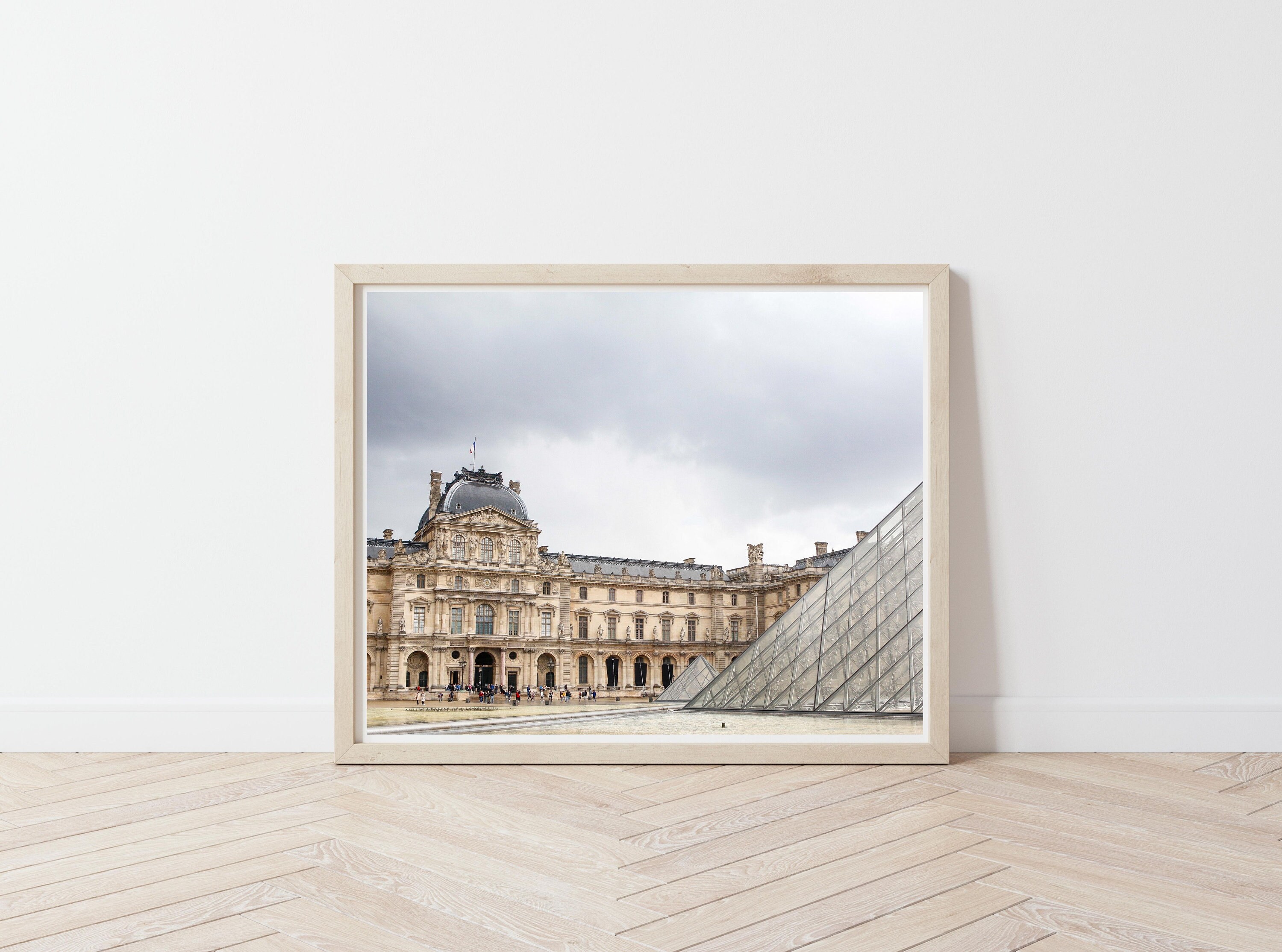 Louvre Museum Photo Print, Paris Architecture, Louvre Print Wall Art ...