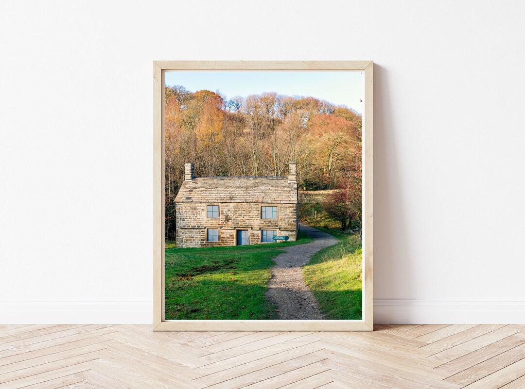 English Cottage Print, Cottage Art Print, England Art Print, Cottage ...