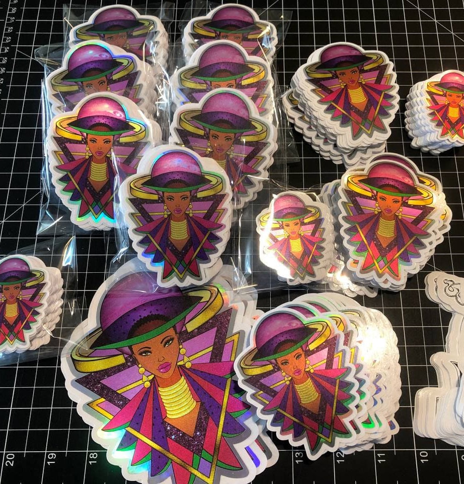 Custom Holographic Shiny Stickers Rainbow Holographic Vinyl | Etsy