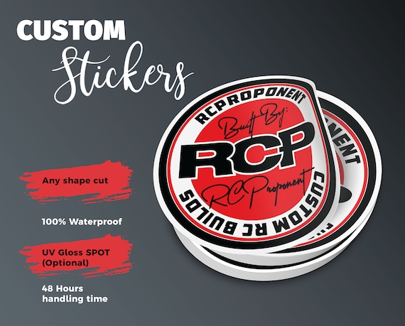 Custom Logo Sticker Bulk Custom Shape Labels Product Vinyl - Etsy