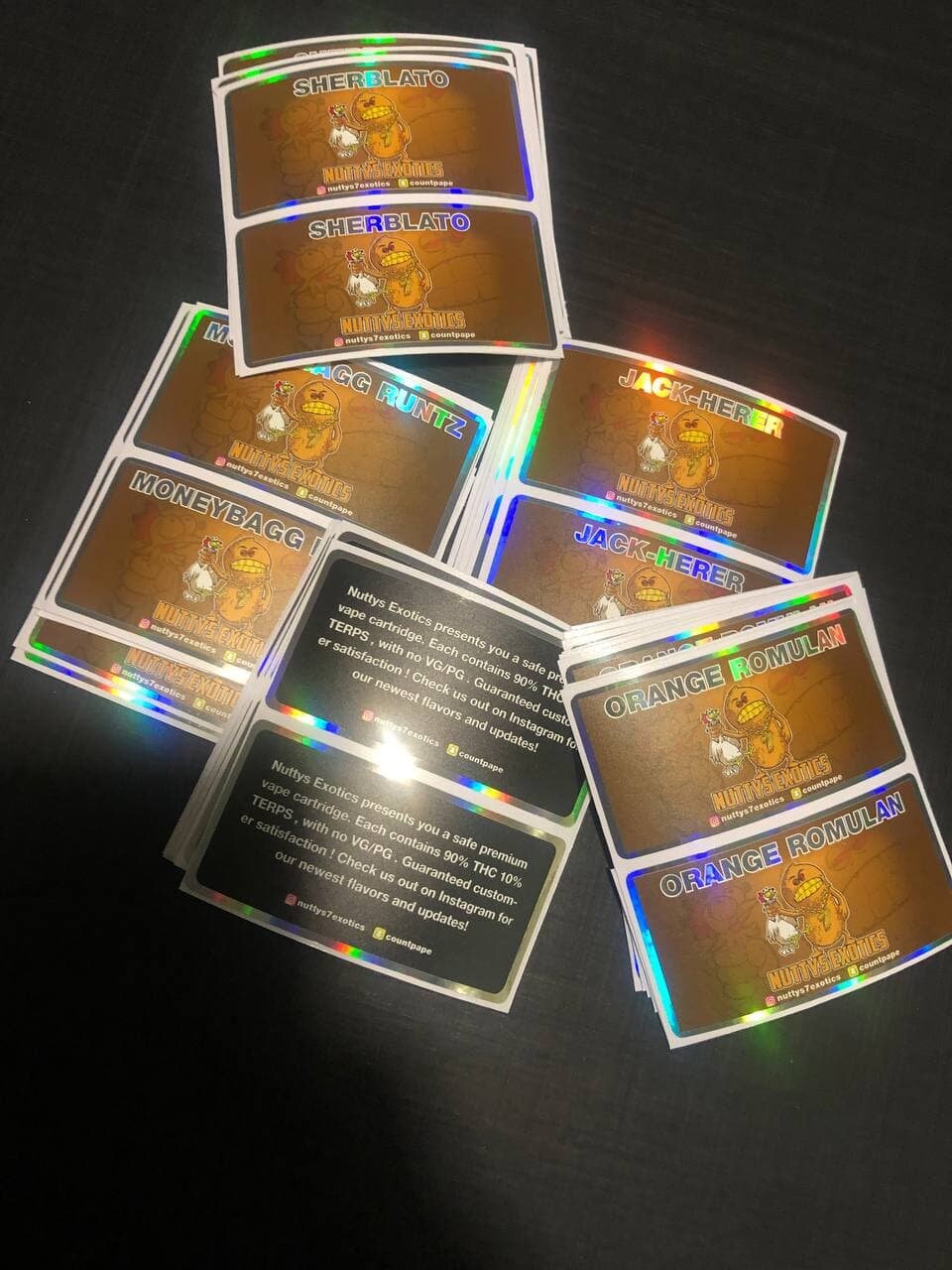 Custom Holographic Shiny Stickers Rainbow Holographic Vinyl | Etsy