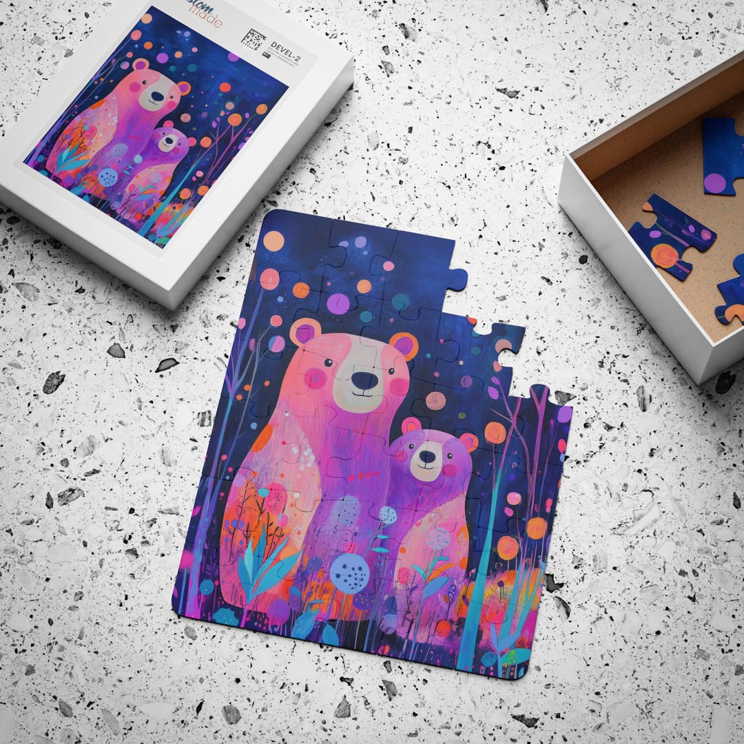 Kids' Puzzle, 30-piece Puzzle, Animal Puzzle, Bears, Cute Bear, Bear ...