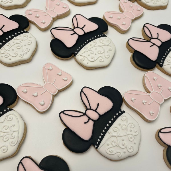 Minnie Mouse Cookie - Etsy