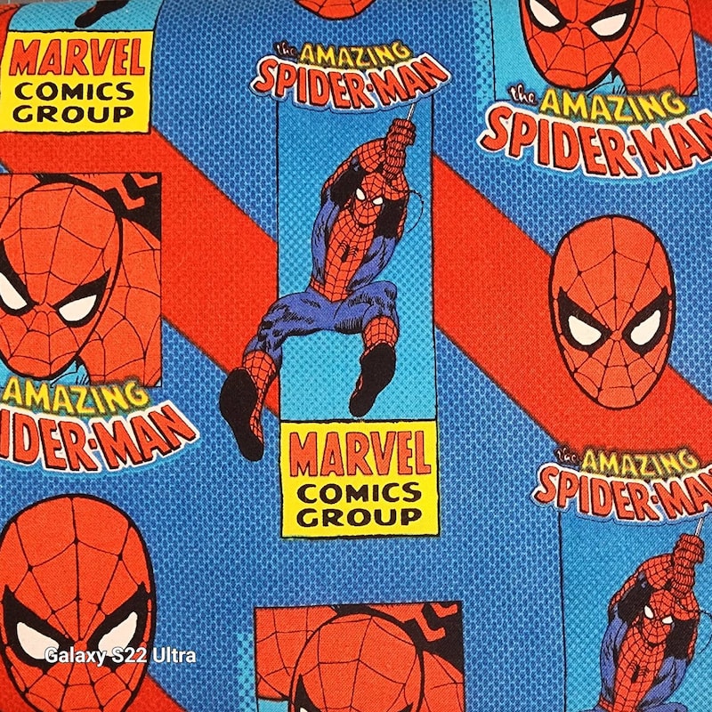 Spiderman Fabric - Etsy