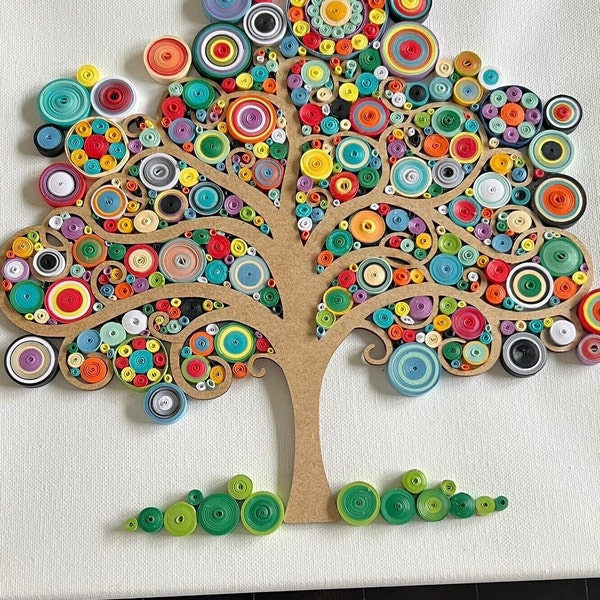 Rolled Paper Art - Etsy