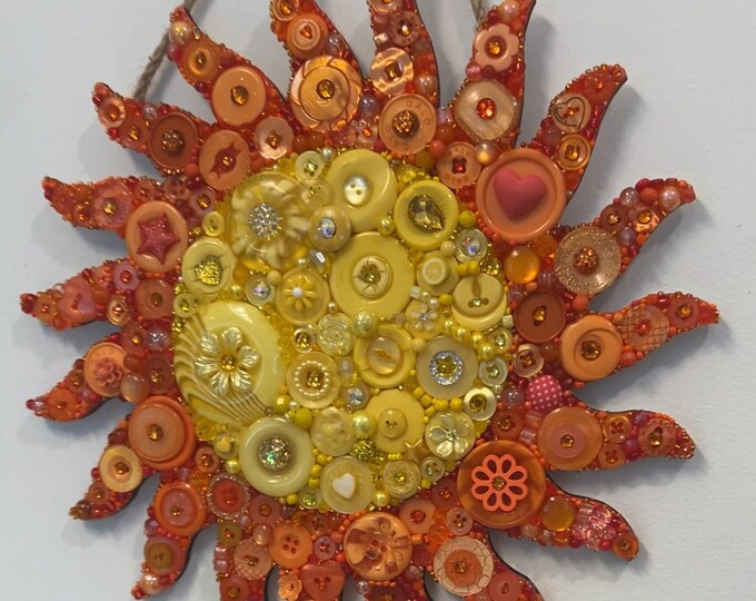 Sun Art, Celestial Art, Yellow Decor, Kitchen Decor, Orange Decor ...