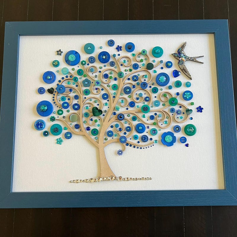 Button Wall Art - Etsy
