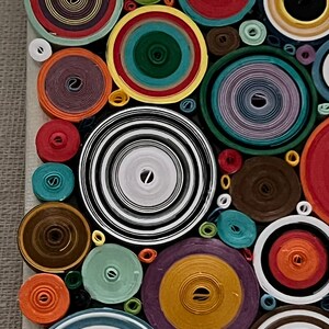 Abstract Quill Art, Quilling Circles,colorful Artwork,abstract Art ...