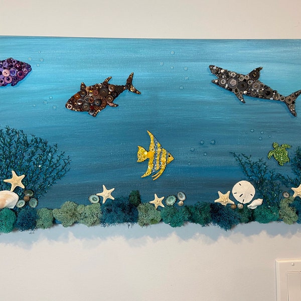 Button Wall Art - Etsy