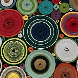 Abstract Quill Art, Quilling Circles,colorful Artwork,abstract Art ...