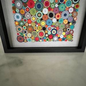 Abstract Quill Art, Quilling Circles,colorful Artwork,abstract Art ...