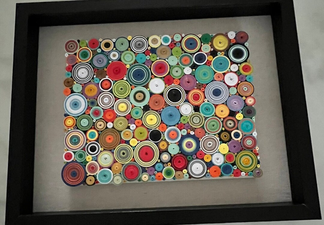 Abstract Quill Art, Quilling Circles,colorful Artwork,abstract Art ...