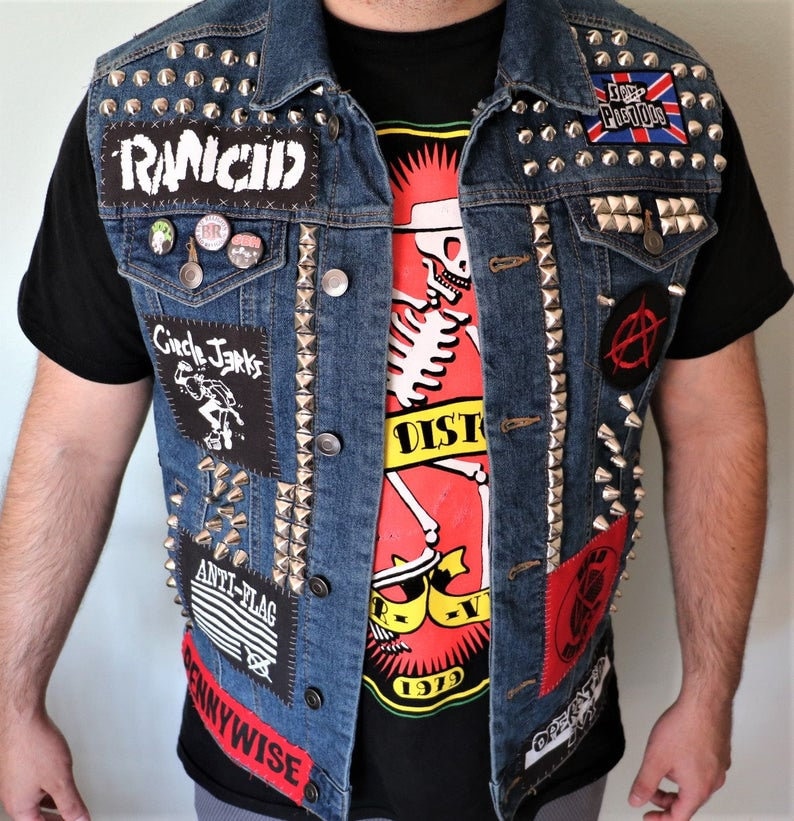 Made to Order Custom Punk/heavy Metal/battle Vest - Etsy