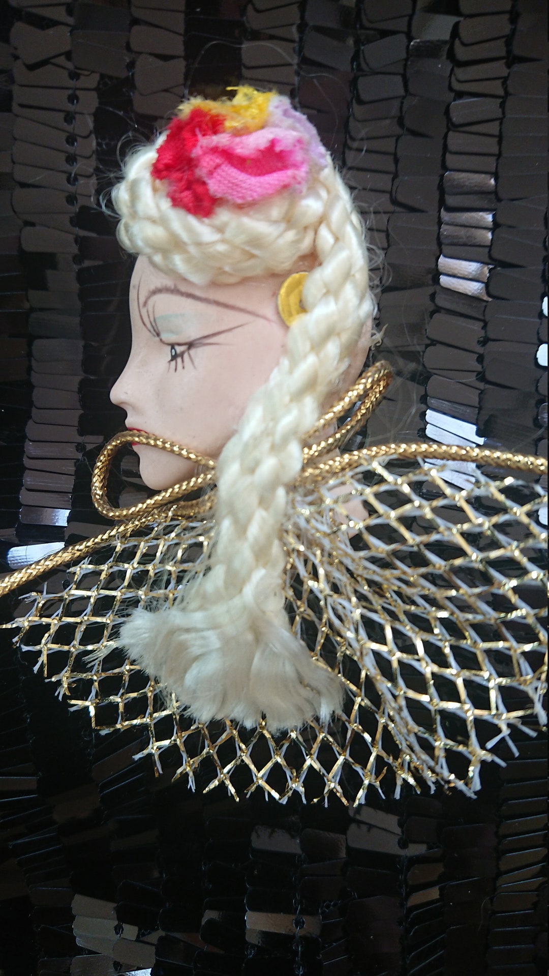 Vintage Ladies Head Brooch - Etsy