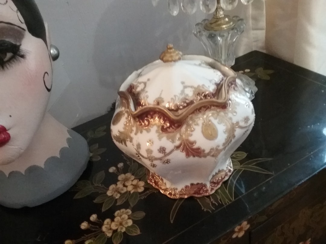 SALE: Antique Micardo Gilded Japanese China Pot - Etsy UK