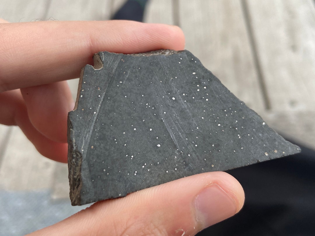 Rare Native Iron in Basalt (telluric Iron) 2.29 Inches Long - Etsy