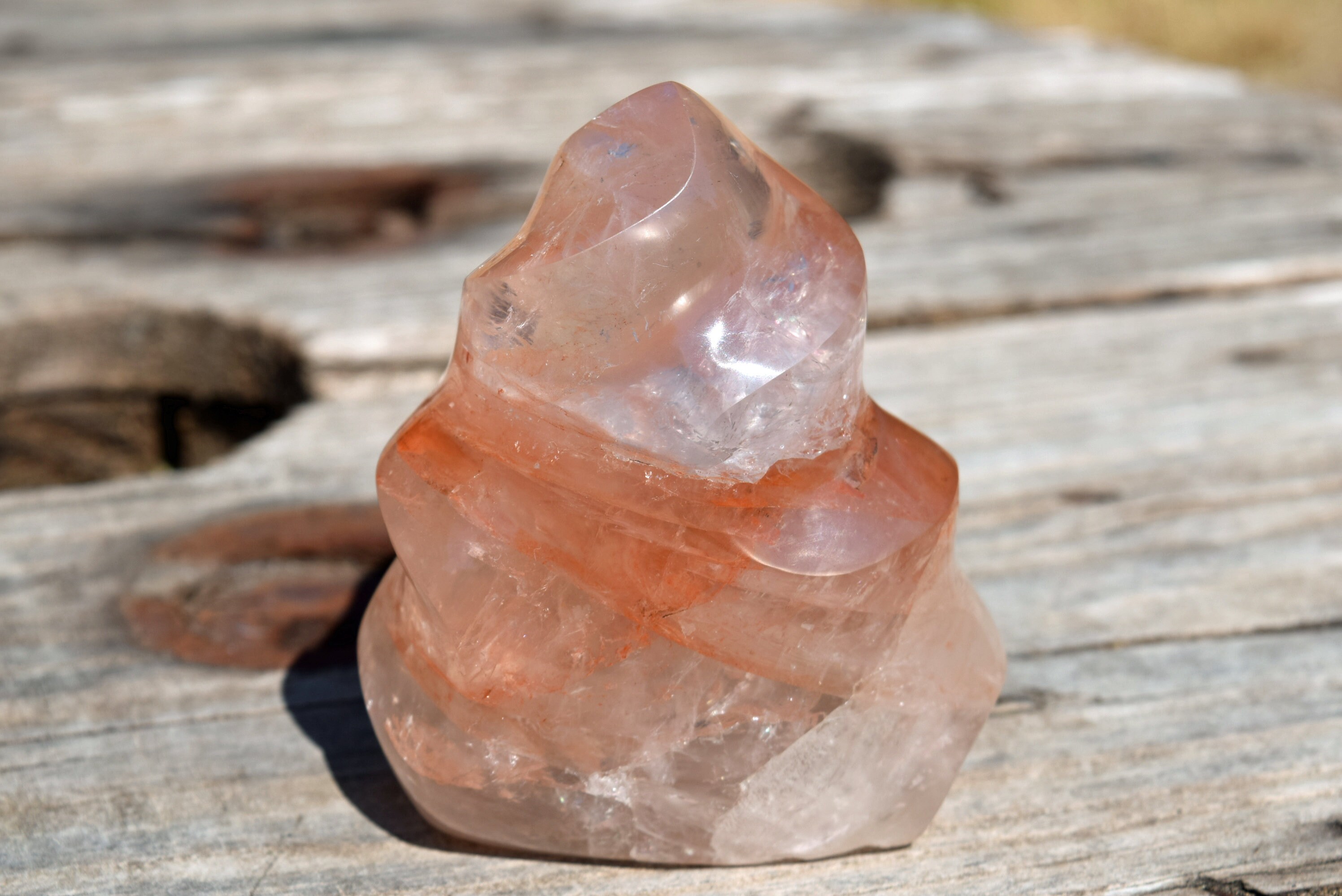 Hematoid Red Healer Quartz Flame 3.73 Inches - Etsy