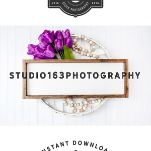 8x24 Wood Sign Mockup, Blank Wood Sign, Farmhouse Style Sign Mockup ...