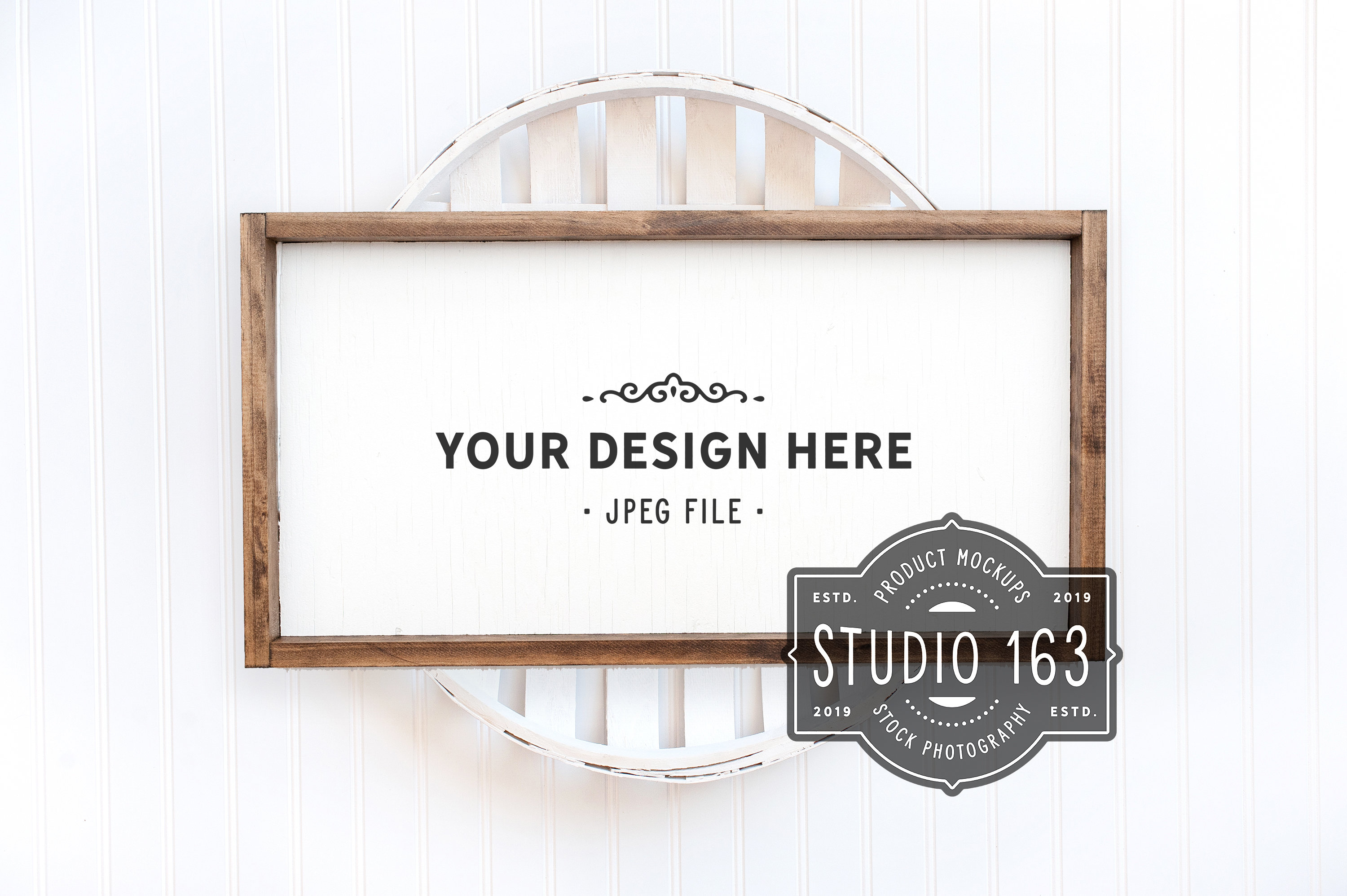 12x24 Wood Sign Mockup Farmhouse Sign Mockup Blank Wood | Etsy