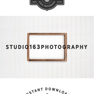 10x14 Wood Sign Mockup, Farmhouse Sign Mockup, Blank Wood Sign, Styled ...