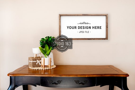12x24 Sign Mockup Wood Farmhouse Sign Blank Wood Sign Wood | Etsy
