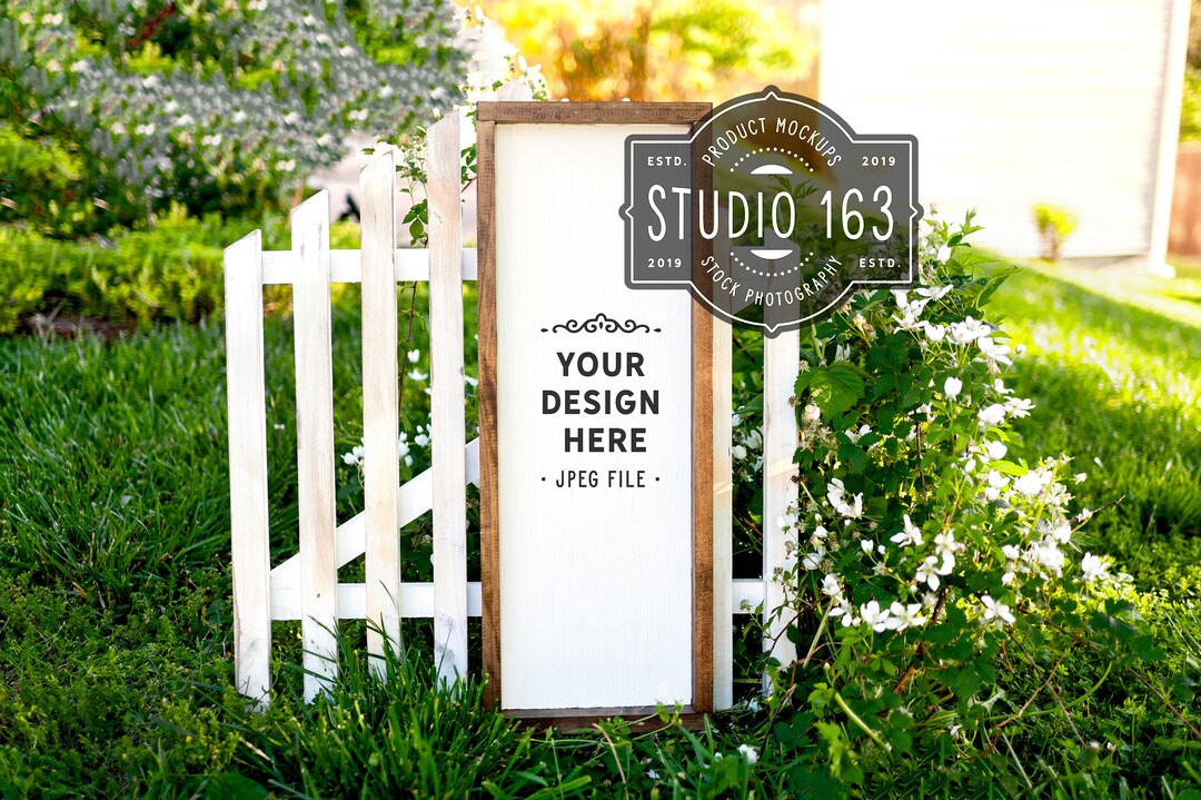 8x24 Wood Sign Mockup, Blank Wood Sign, Farm House Style Sign Mockup ...