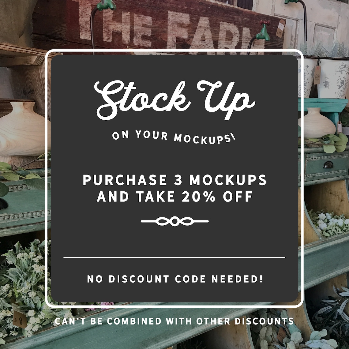 Square Gift Tag Mockup Square Bag Favor Sticker Label Mockup - Etsy