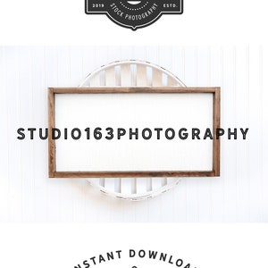 12x24 Wood Sign Mockup, Farmhouse Sign Mockup, Blank Wood Sign, Styled ...