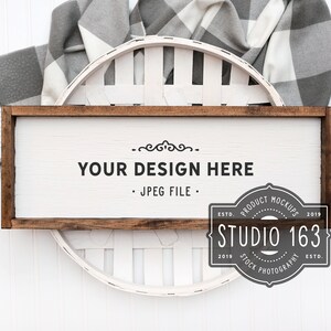 8x24 Wood Sign Mockup Blank Wood Sign Farmhouse Style Sign - Etsy