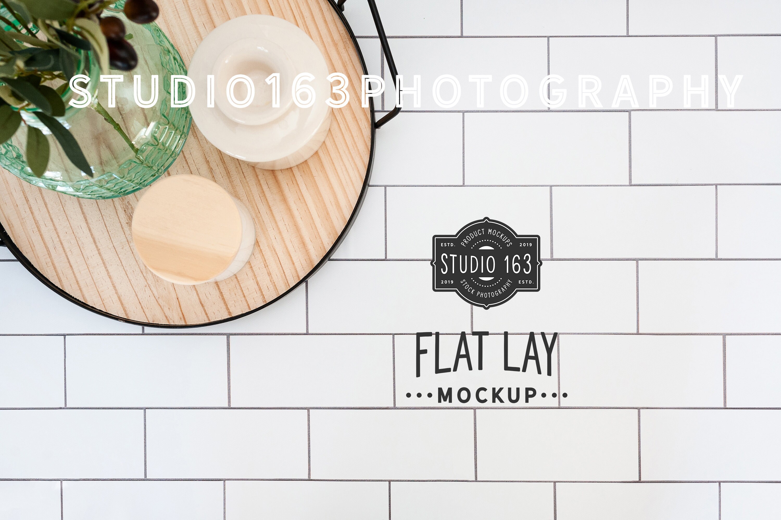 Blank Flat Lay Mockup Counter Mockup Flat Lay White Tile - Etsy