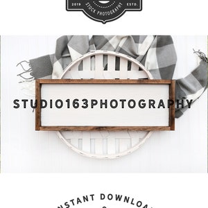 8x24 Wood Sign Mockup Blank Wood Sign Farmhouse Style Sign - Etsy