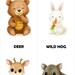 Printable Forest Animal Flashcards: Montessori Learning Cards (PDF ...