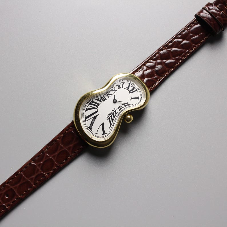 1990s Salvador Dali Style Cartier Crash Melting Watch - Etsy