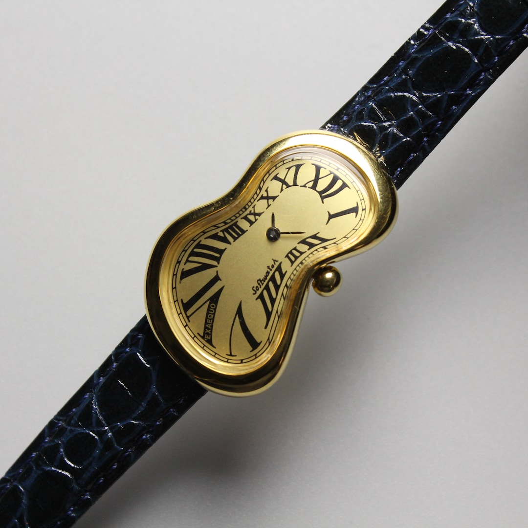 Salvador Dali Wrist Watch 90s Champagne Dial - Etsy