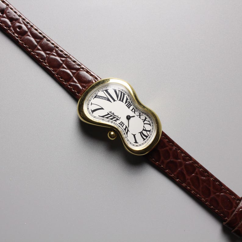 1990s Salvador Dali Style Cartier Crash Melting Watch - Etsy