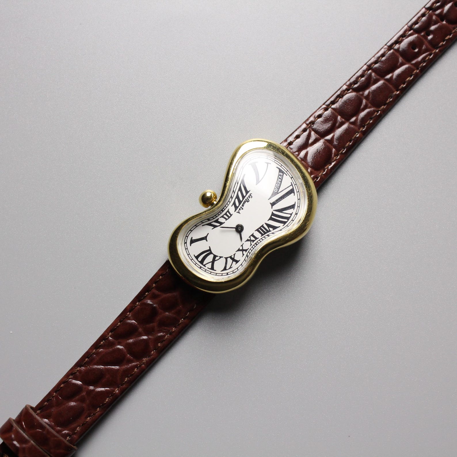 1990s Salvador Dali Style Cartier Crash Melting Watch - Etsy