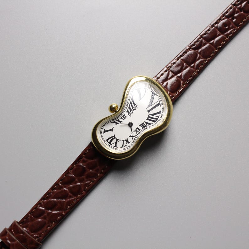 1990s Salvador Dali Style Cartier Crash Melting Watch - Etsy
